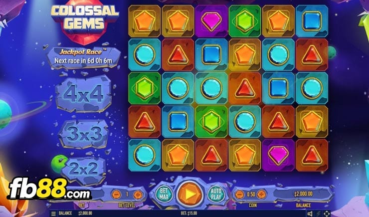 Cách chơi Colossal Gems Slot chi tiết với vòng quay miễn phí